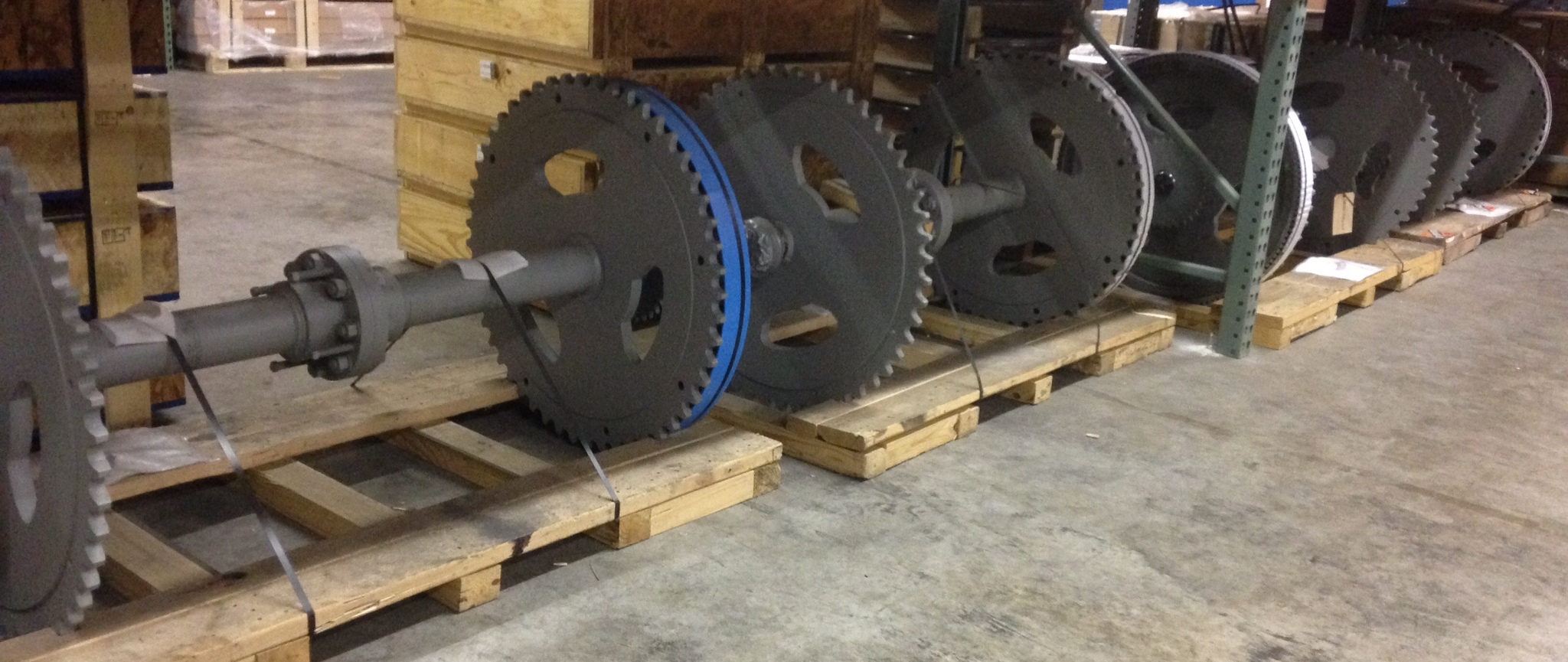 Lots and lots of bull gears – KONE Spares USA